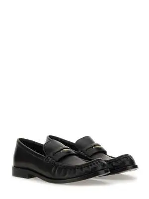 Burberry Leather Moccasin Cadet