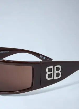 Balenciaga Sunset Rectangle Sunglasses
