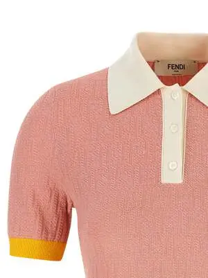 Fendi Color-block Dress - Pink