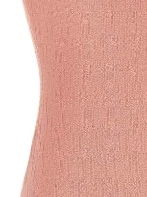 Fendi Color-block Dress - Pink