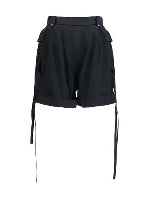 Alexander McQueen Cotton Shorts With Belt