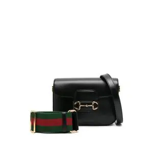 Gucci Smooth Leather Shoulder Bag - Black