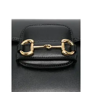 Gucci Smooth Leather Shoulder Bag - Black