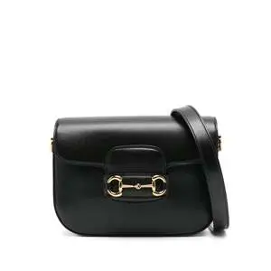 Gucci Smooth Leather Shoulder Bag - Black