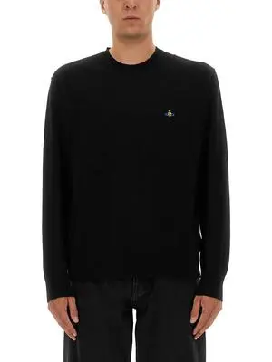 VIVIENNE WESTWOOD Alex Jersey With Logo - Black