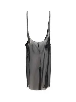 Prada Cigaline Midi Skirt With Suspender Straps