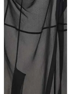 Prada Cigaline Midi Skirt With Suspender Straps