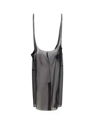 Prada Cigaline Midi Skirt With Suspender Straps
