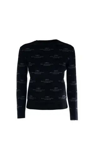 Balenciaga Logo Print Knitwear - Multicolor