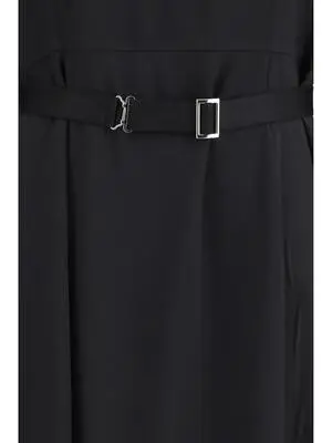 Prada Wool And Silk Midi Dress
