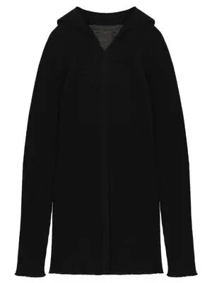 Rick Owens Ribbed Tabard Knit - Black