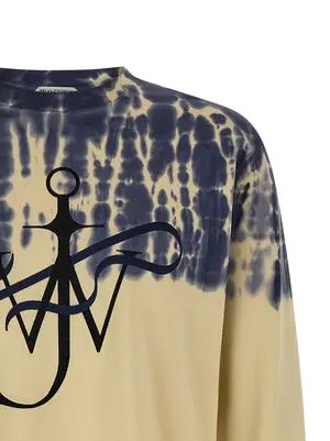 JW Anderson J.w.anderson 'ribbon Anchor' Tie-dye T-shirt - Multicolor