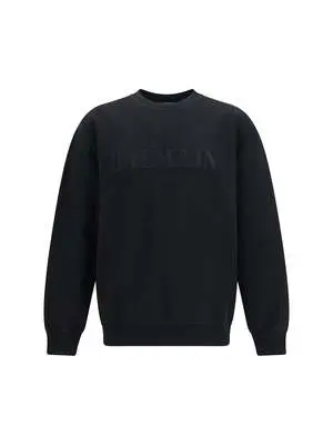 Balmain Vintage Embroidered Logo Sweatshirt - Black