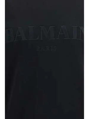 Balmain Vintage Embroidered Logo Sweatshirt