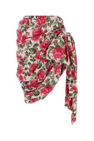 Chloé Printed Poplin Skirt - Multicolor