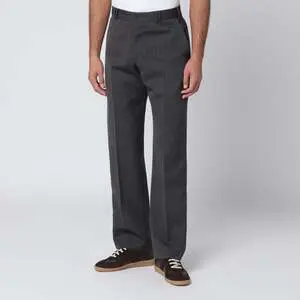 PT TORINO Striped Wool Trousers - Brown