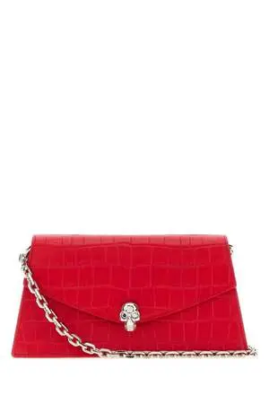 Alexander McQueen Leather Mini Skull Crossbody Bag