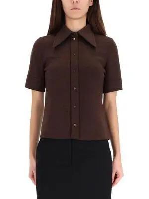Gucci Half-sleeve Shirt - Brown