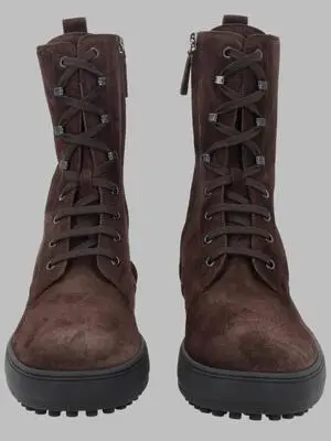 TOD'S Stivaletto Winter Gommino - Brown
