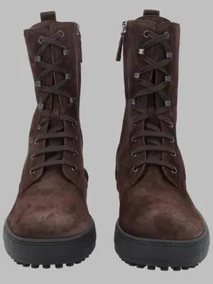 TOD'S Stivaletto Winter Gommino Boots Brown