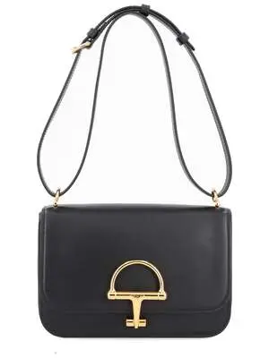 Gucci Calf Leather Siena Shoulder Bag - Black