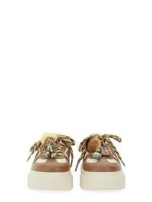 Fendi Match Sneaker - Cream