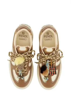 Fendi Match Sneaker - Cream