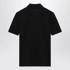 Givenchy Dark Polo Shirt With Logo Embroidery - Blue