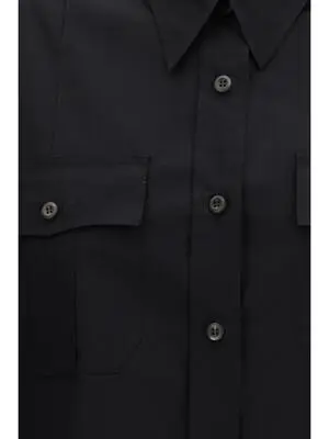 Prada Short-sleeve Poplin Shirt