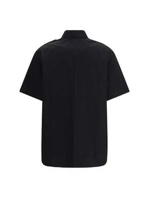 Prada Short-sleeve Poplin Shirt