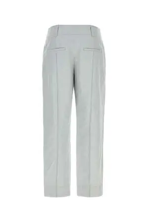Chloé Light Grey Linen Blend Pant