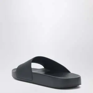 Givenchy Label Flat Mules In Rubber