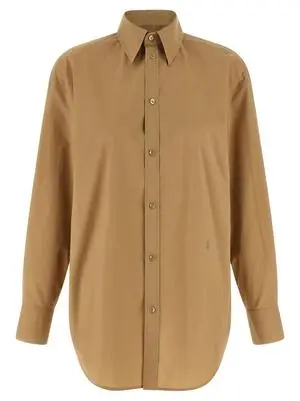 Saint Laurent Cassandre' Shirt - Brown