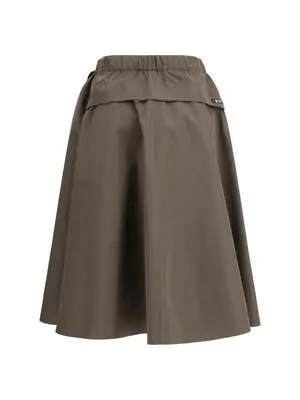 Prada Nylon Midi Skirt
