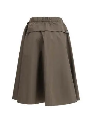 Prada Nylon Midi Skirt - Green