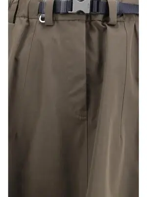 Prada Nylon Midi Skirt - Green