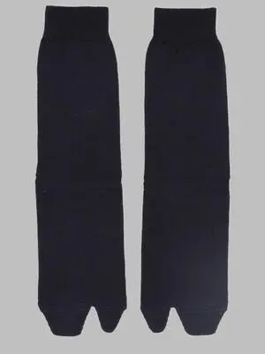 MAISON MARGIELA Ribbed Tabi Socks - Blue