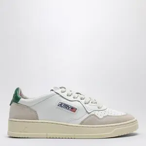 AUTRY Medalist Sneakers In /green Leather And Suede - White