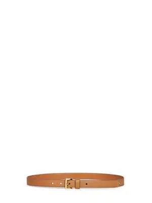Prada Accessori Pelletteria Caramel Saffiano Leather Belt - Multicolor