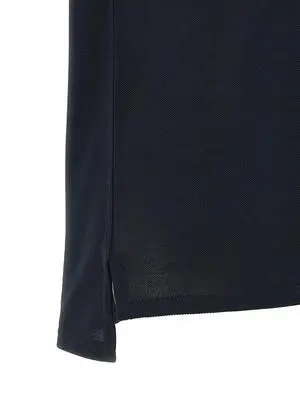 Givenchy Pocket Embroidery Polo Shirt - Blue