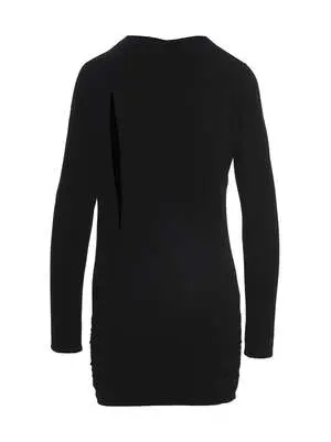 Versace Jersey Dress With Cut-out Detail - Black