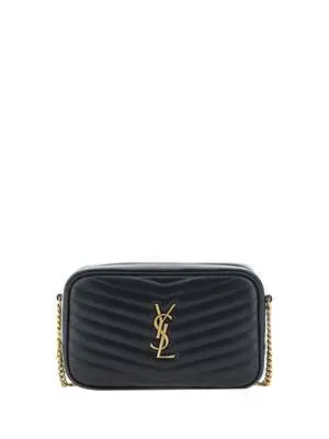 Saint Laurent Lou Shoulder Bag - Black