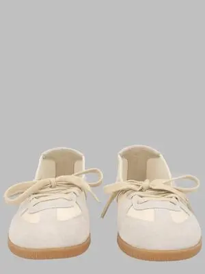 MAISON MARGIELA Leather Replica Ballerina Sneakers - Cream