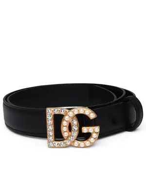 Dolce & Gabbana Leather Belt - Black