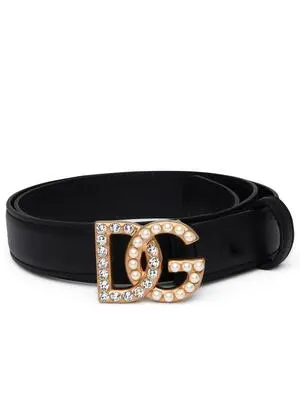 Dolce & Gabbana Leather Belt - Black