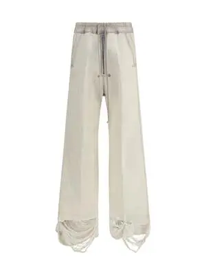 Rick Owens Wide Bela Pants In Denim - Multicolor