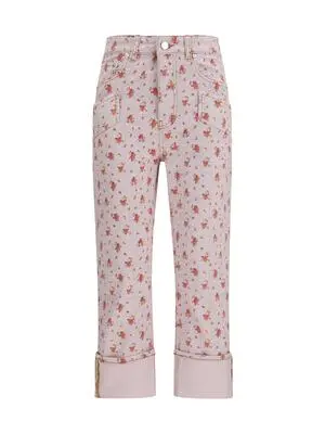 Ganni Floral Pants For Women