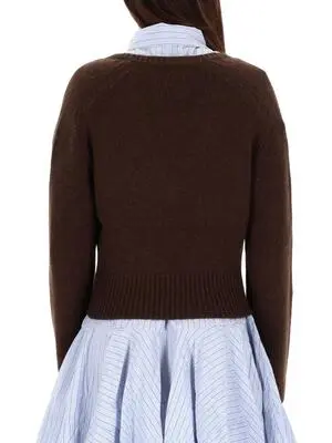 GANNI V-neck Sweater