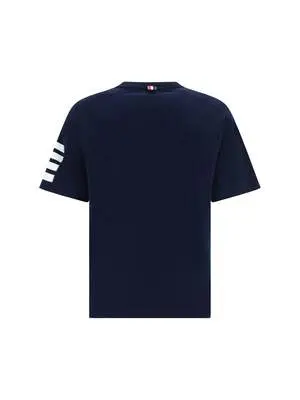 Thom Browne T-shirt With Horizontal Bands