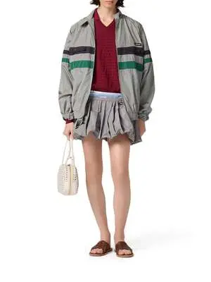 Miu Miu Tec Silk Blouson